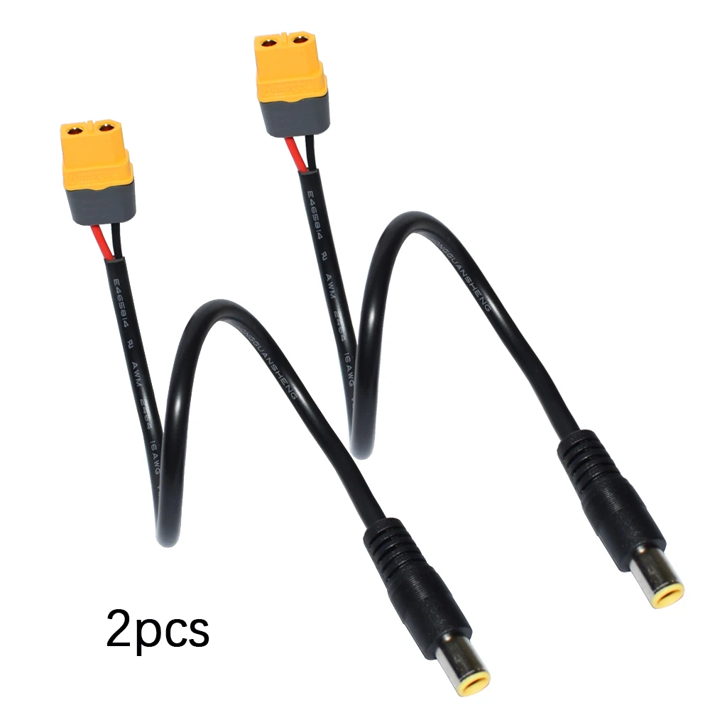 XT60 XT-60 male to male DC 7.9mm X 0.9mm Jack Power Adapter Cable for ...