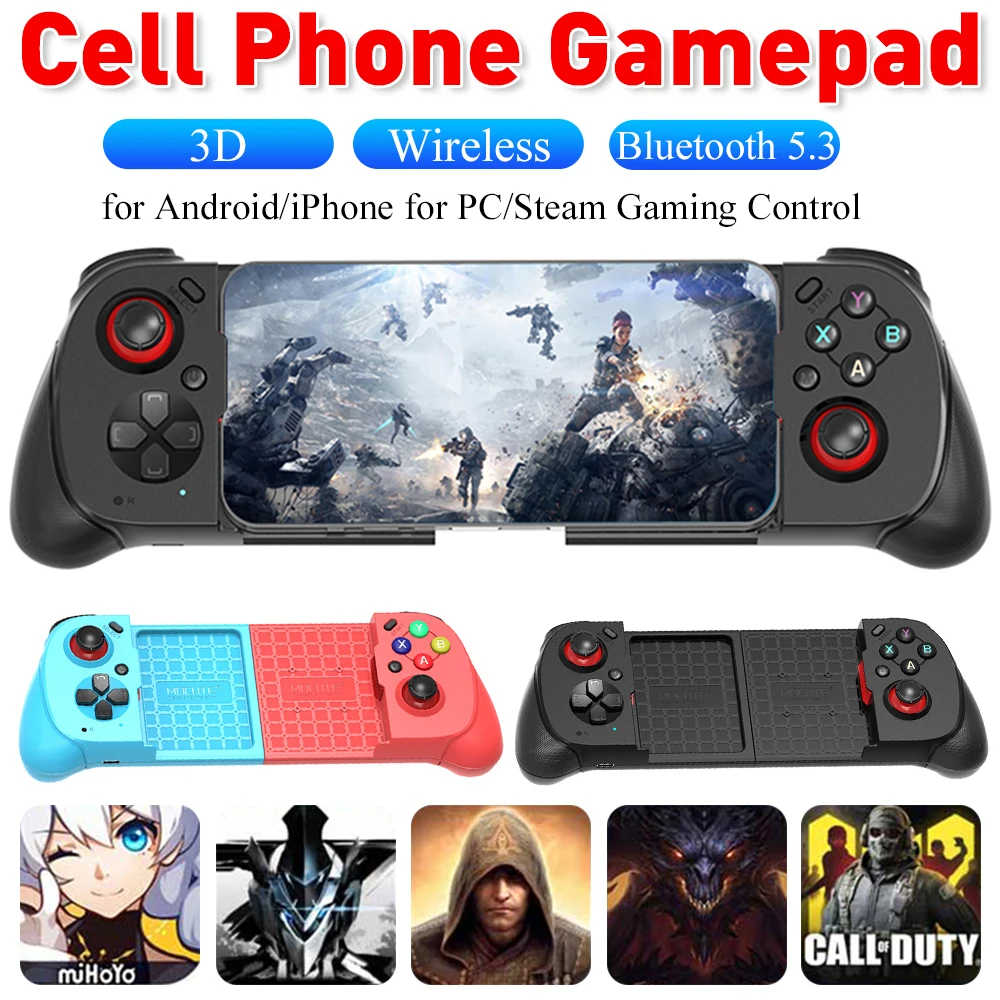 Cell-Phone-Gamepad-BT-5-3-Hall-Effect-Stick-Mobile-Phone-Gamepad ...