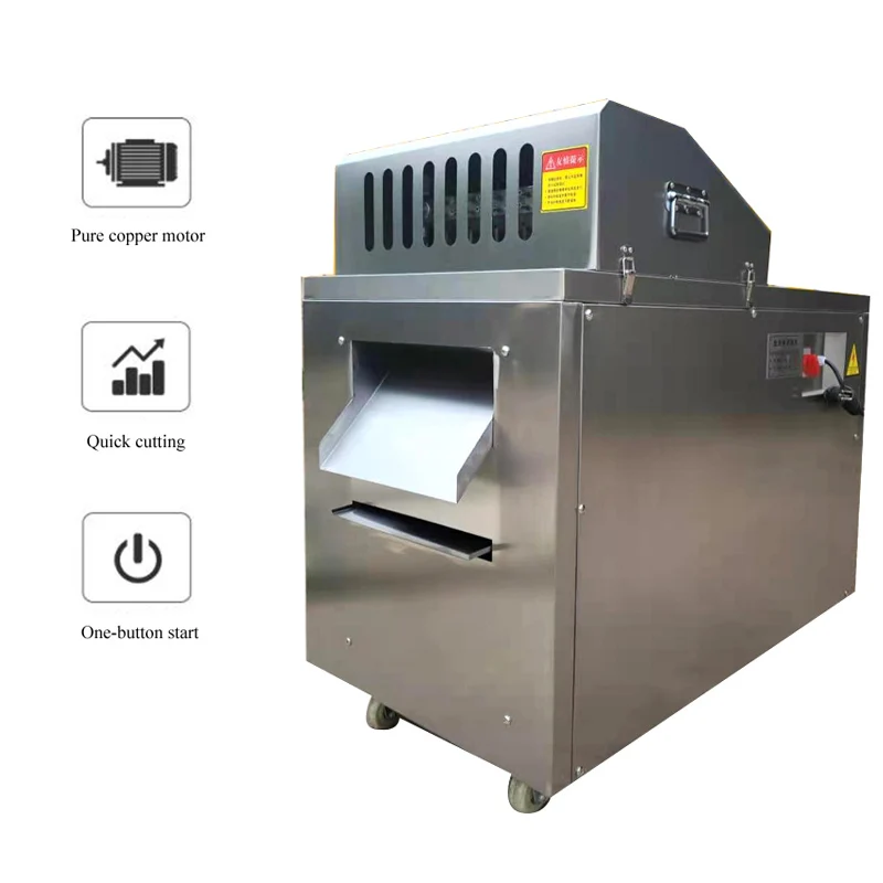 Fresh Meat Cube Cutting Machine Frozen Chicken Duck Meat Beef Dicer ...