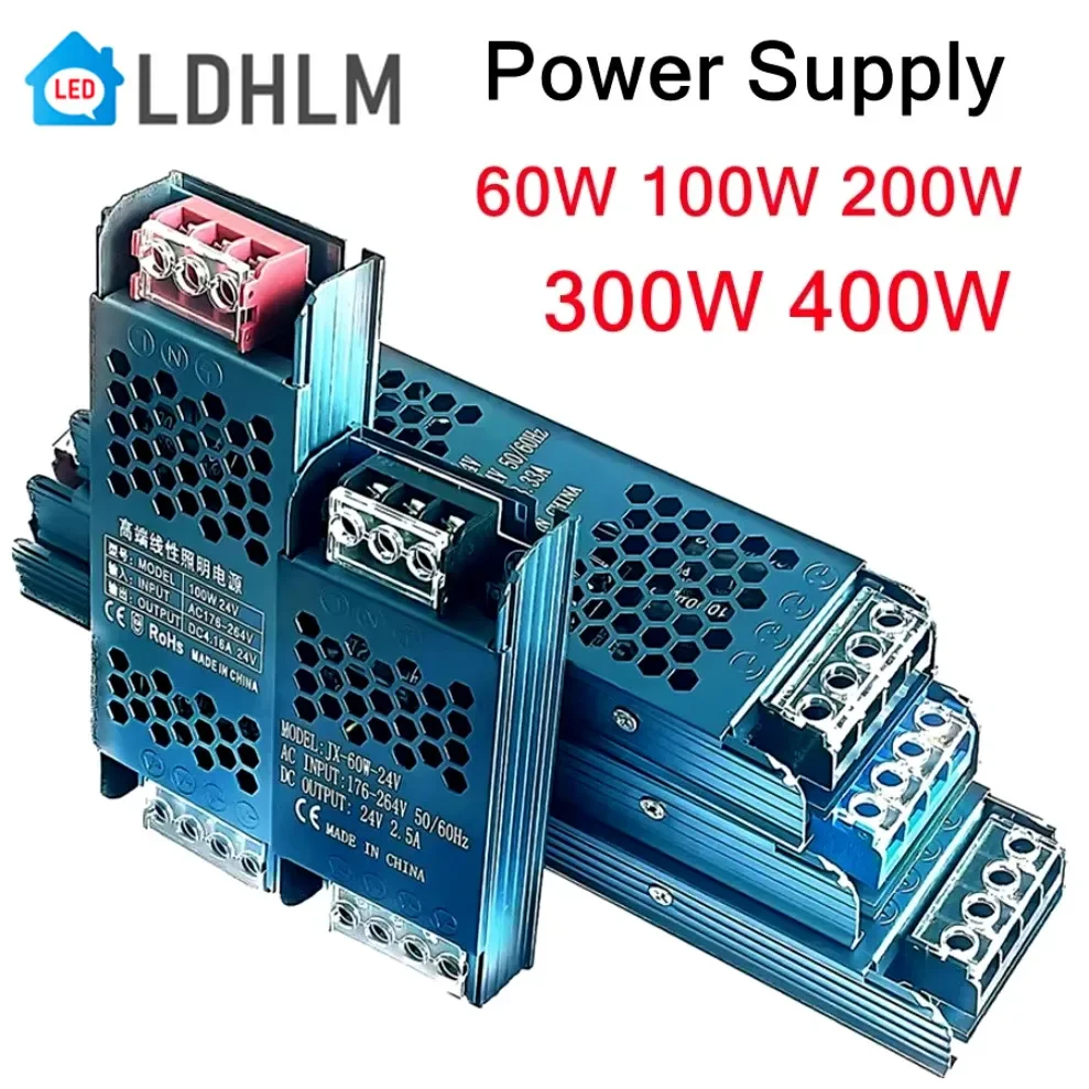 Transformateur d'éclairage Ultra fin, adaptateur d'alimentation DC12V ...