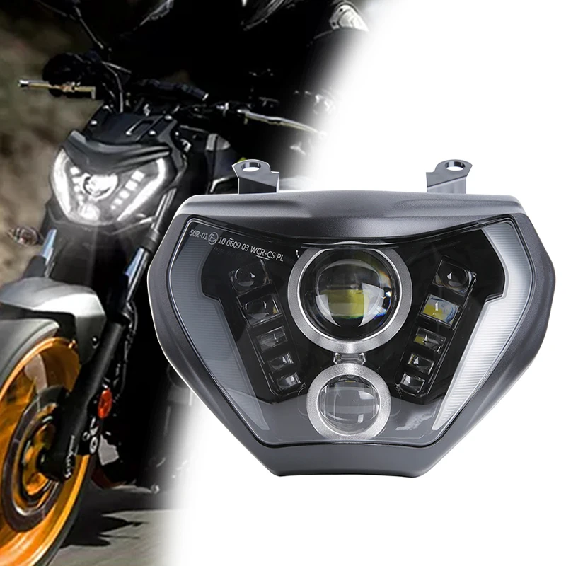 Headlight-MT-07-FZ07-Motorcycle-Headlight-DRL-LED-Lamp-Waterproof-For ...