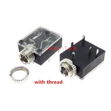 3.5mm Stereo Panel Mount Jack Connector | Stereo Audio Jack Socket ...