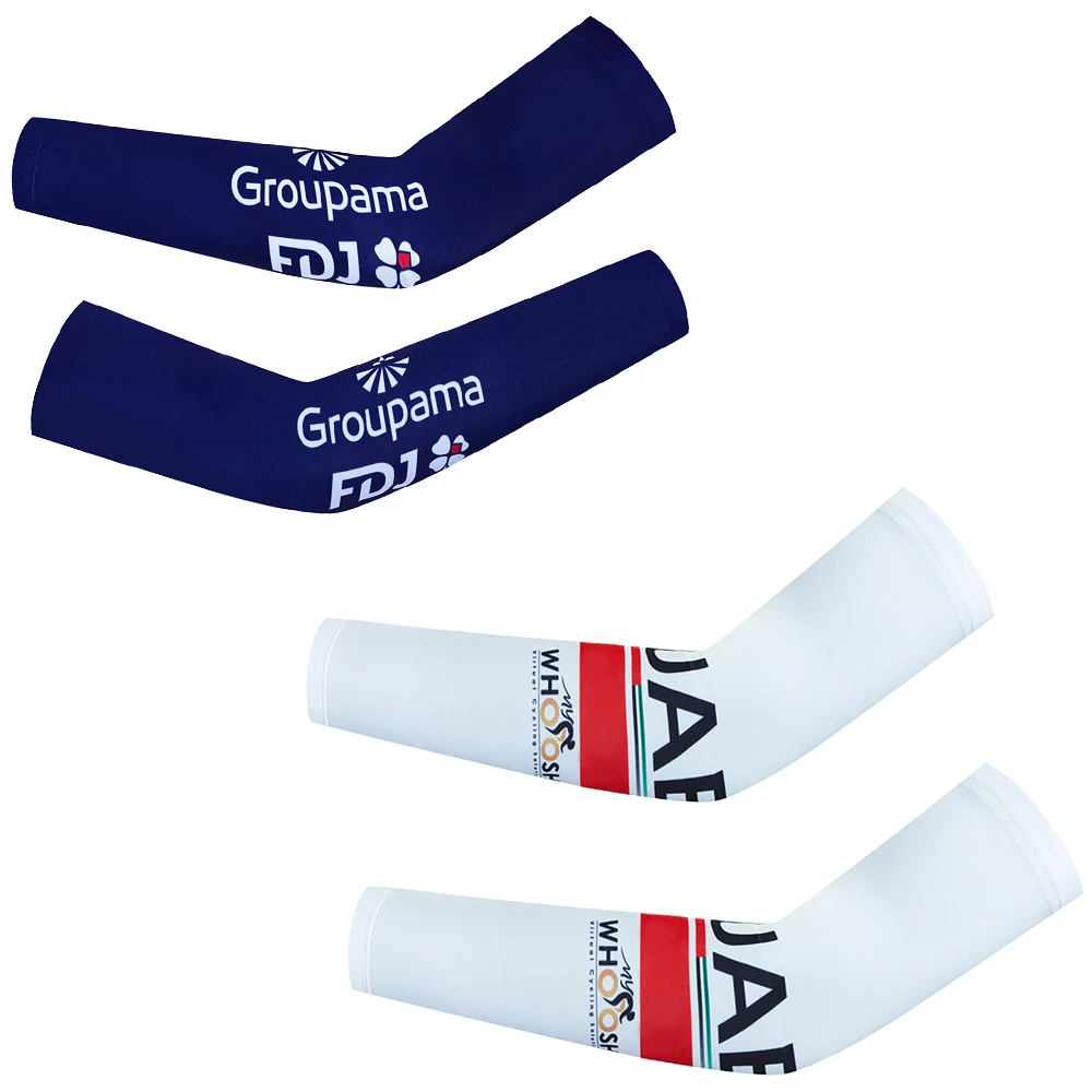 2024-UAE-Team-Cycling-Arm-Warmers-Blue-Fdj-Quick-Dry-Sunscreem-Ciclismo ...