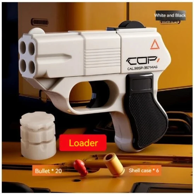 COP357-Carrot-Toy-Gun-Shell-Ejection-Soft-Bullets-Launcher-Mini-Size ...