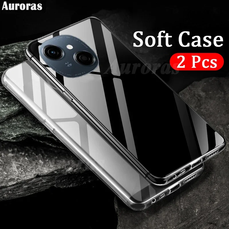 Transparent-Shockproof-Case-for-Tecno-Spark-Go-1-Clear-Anti-knock-Phone ...