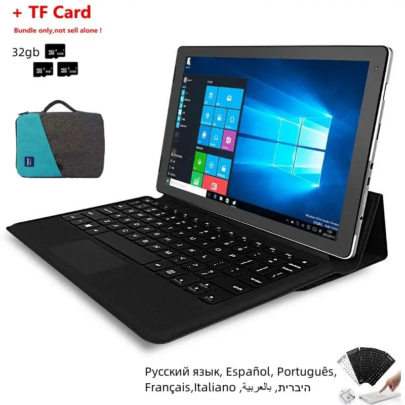 Tableta con Windows 10 de 10,1 PULGADAS, 4 GB de RAM DDR3, 64 GB de ROM, teclado, CPU Z8350 de ...