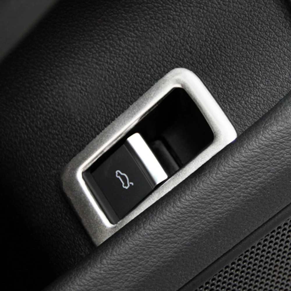 Car-Trunk-Switch-Button-Sticker-Decoration-Stainless-Steel-Frame-Trims ...