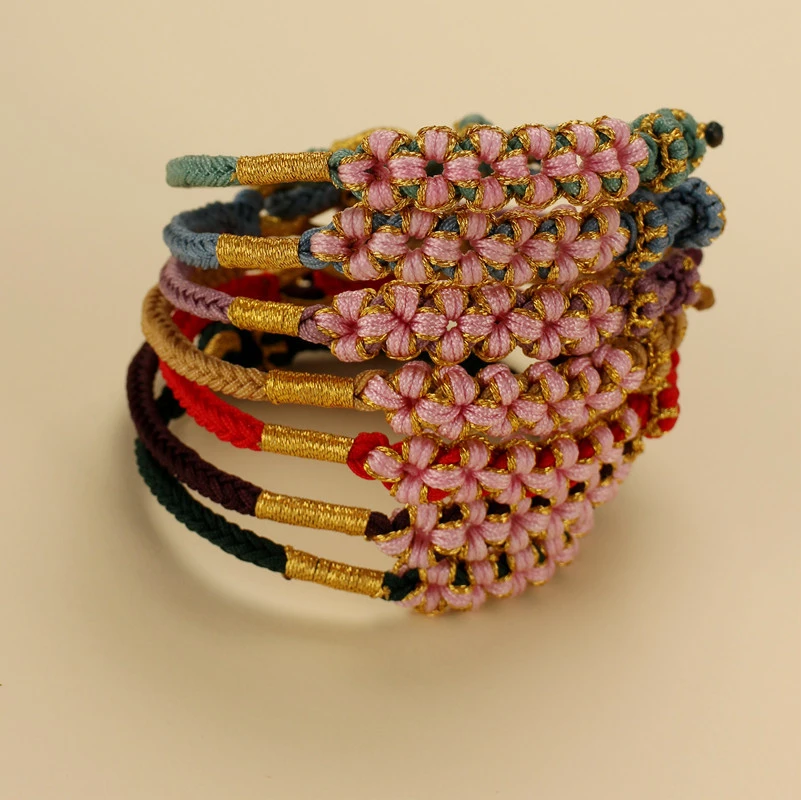 2022 Winter New Adjustable Chinese national style hand-woven Bracelet ...