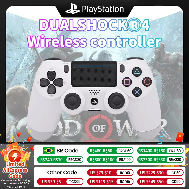 100-Original-Sony-Ps4-Controller-Playstation-4-Bluetooth-Wireless-Game ...