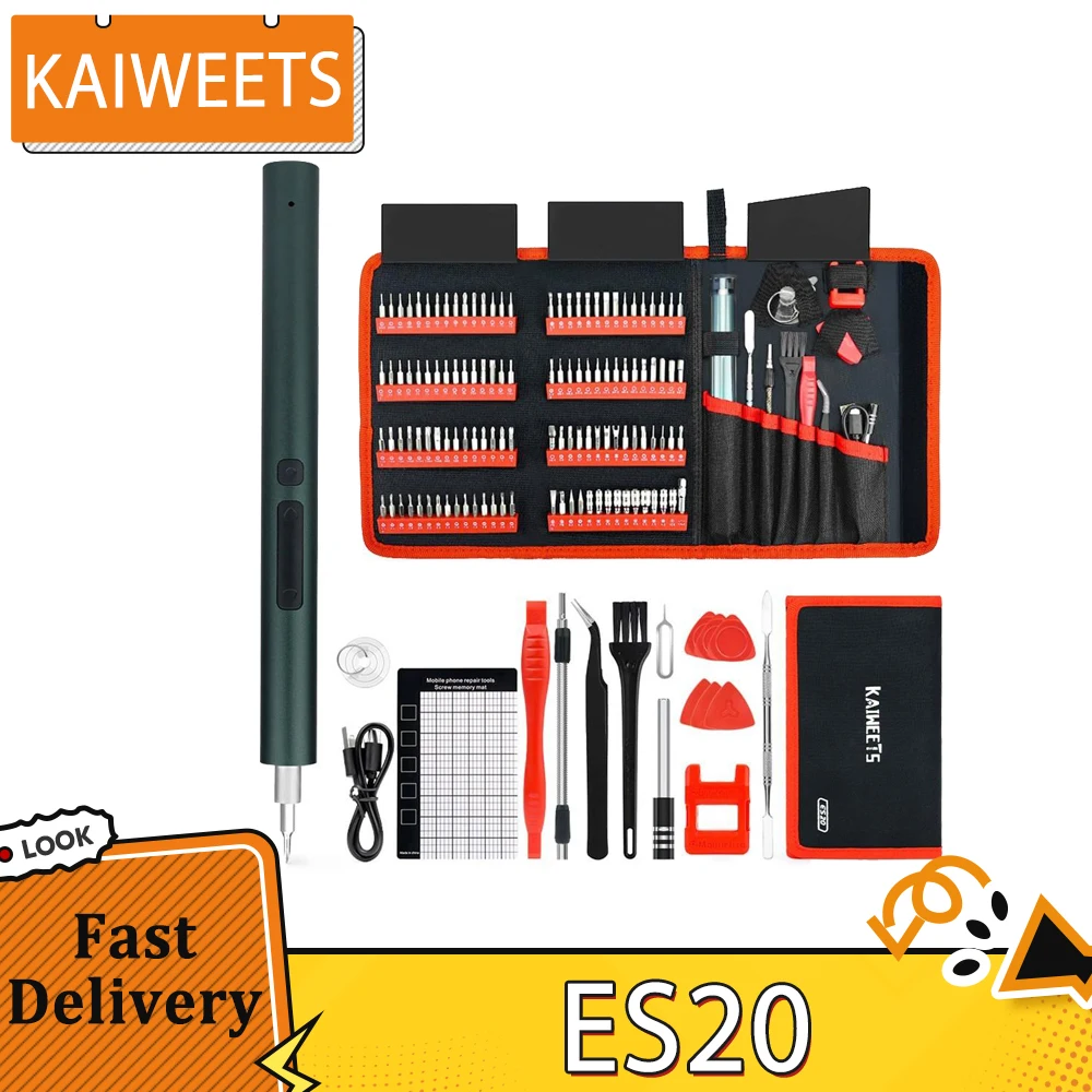 KAIWEETS-Juego-de-destornilladores-el-ctricos-ES20-137-en-1-velocidad ...