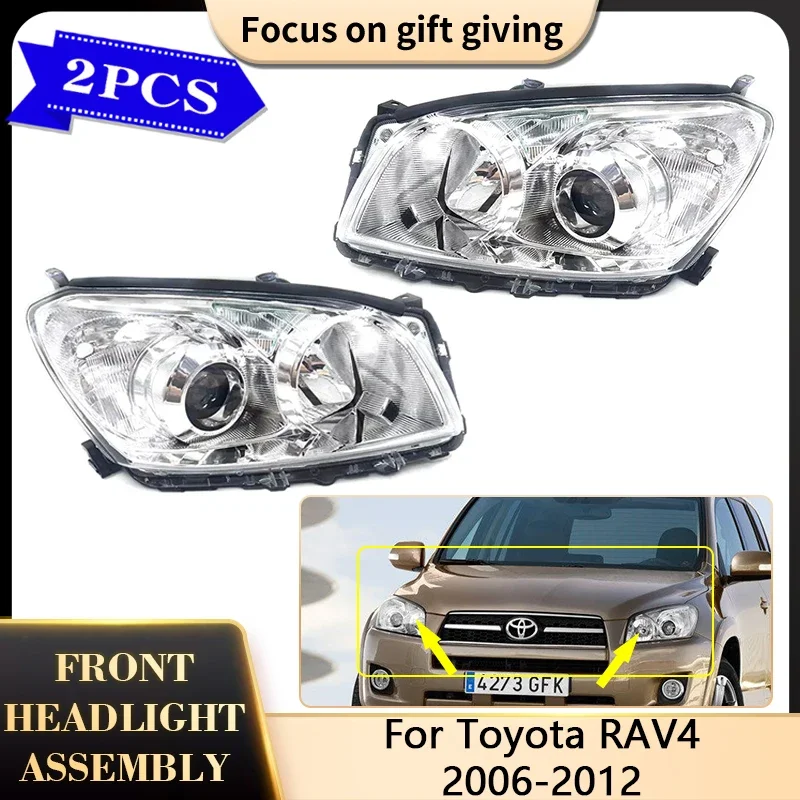 For-Toyota-RAV4-2006-2007-2008-2009-2010-2011-2012-Headlight-Assembly ...