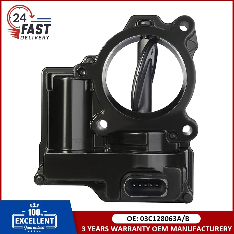 03C128063B A2C53104475 New Throttle Body Valve Control Flap For VW Seat ...