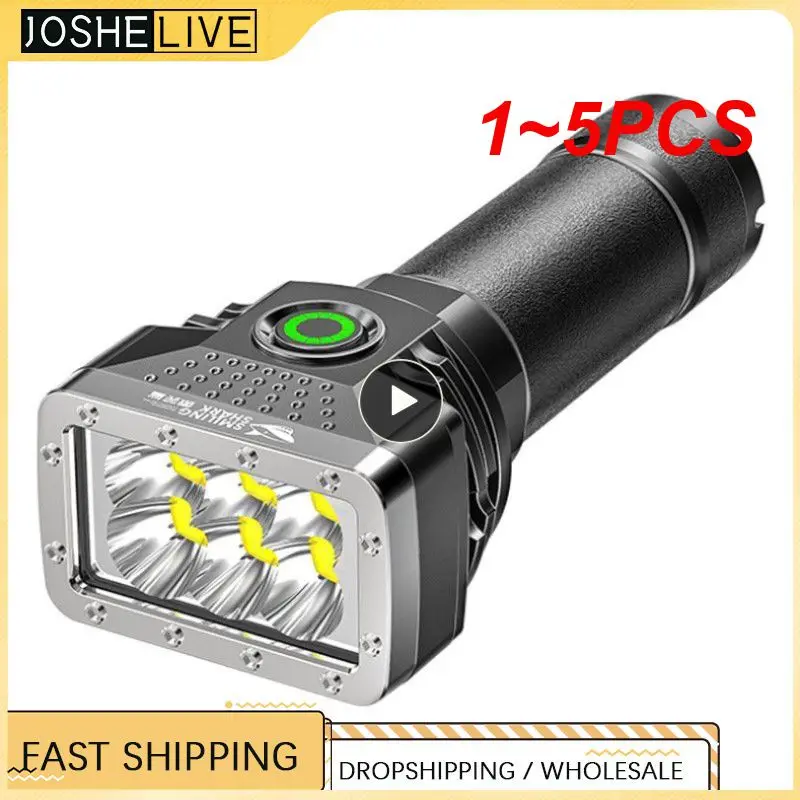 1-5PCS-High-Power-Military-Tactical-Flashlight-Powerful-Flashlight-6 ...