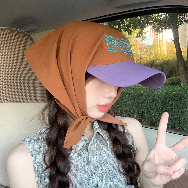 Korean-Quick-drying-Strap-Sunscreen-Headscarf-Caps-for-Women-Spring-and ...