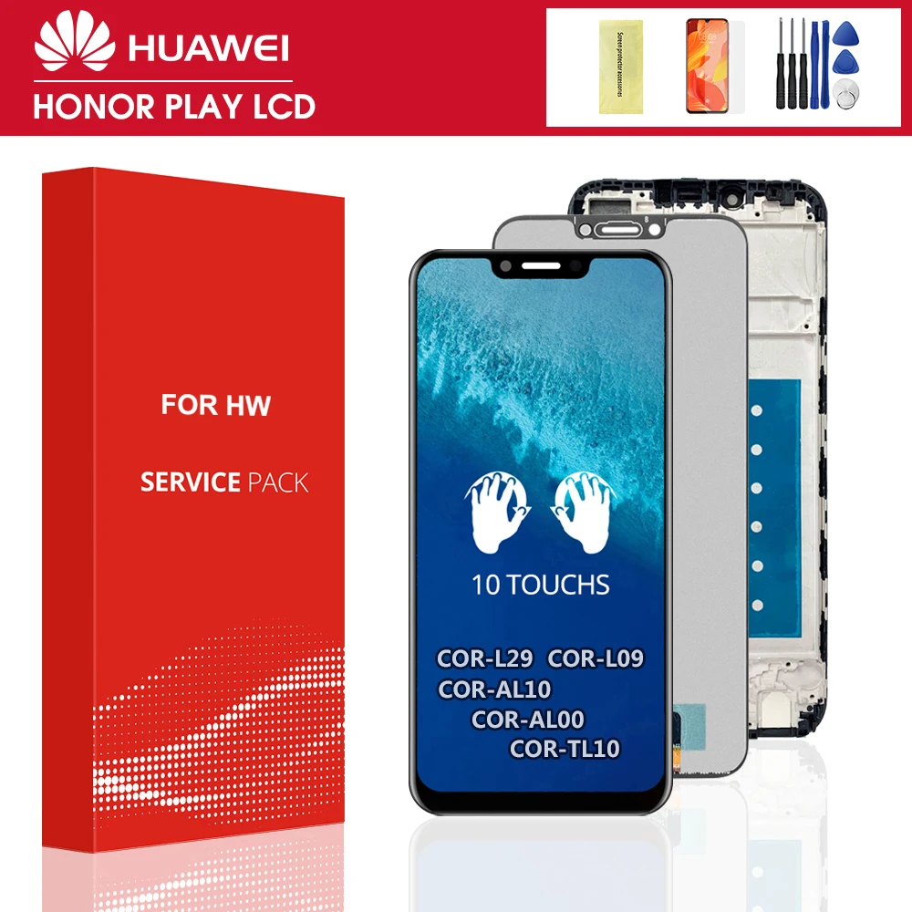 Honor Play Screen Frame Original | Huawei Honor Play Cor-l29 Lcd - 6.3 ...