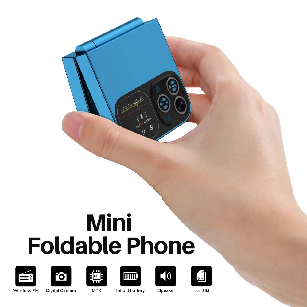 SERVO-F15-Mini-tel-fono-m-vil-plegable-peque-o-GSM-2-tarjetas-SIM-c ...