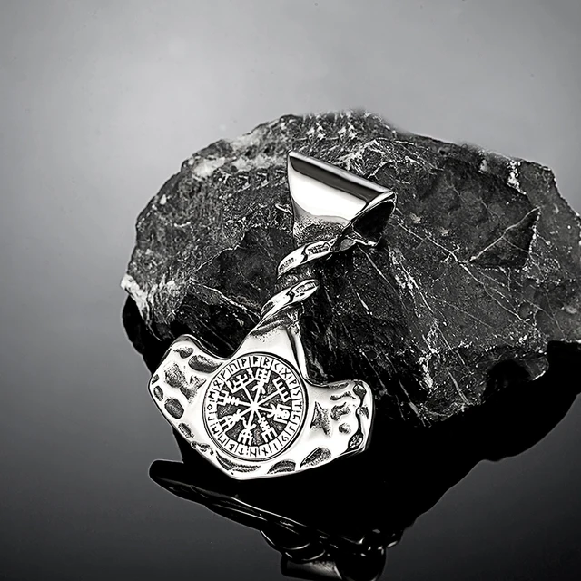 Norse Mythology Odin's Spear Gungnir Necklaces Men Vikings Runes ...