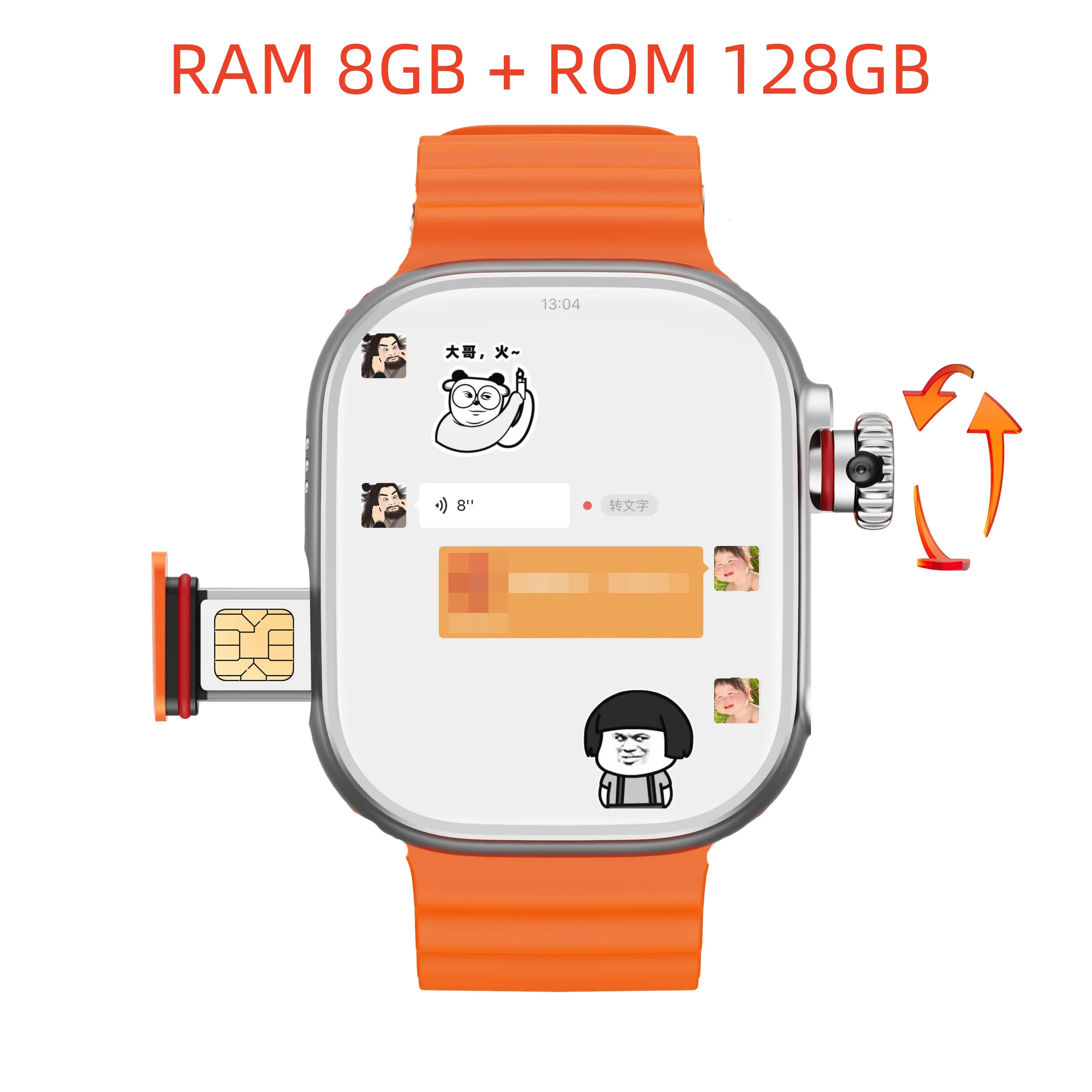 Reloj-inteligente-S9-Ultra-para-hombre-dispositivo-con-sistema-Android ...