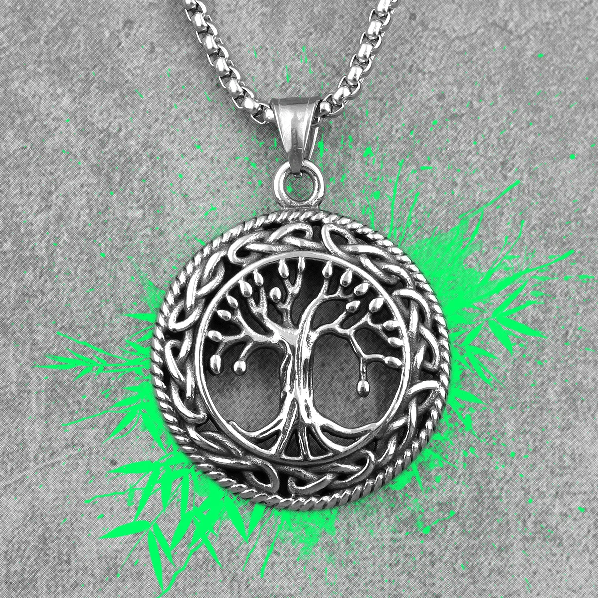 Life Tree Necklace Stainless Steel | Stainless Steel Necklaces Pendants ...