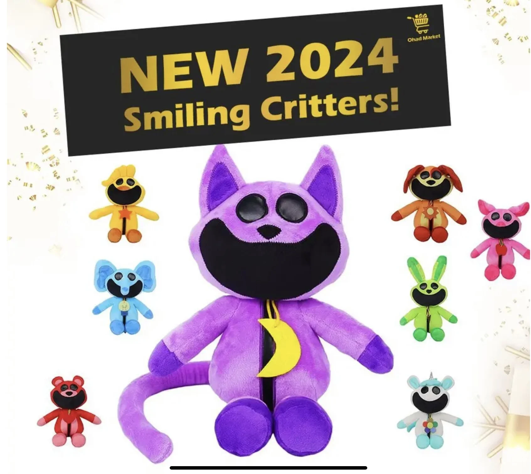 Smiling-Critters-Stuffed-Plush-Doll-Cartoon-Toys-Collectible-Gifts-for ...