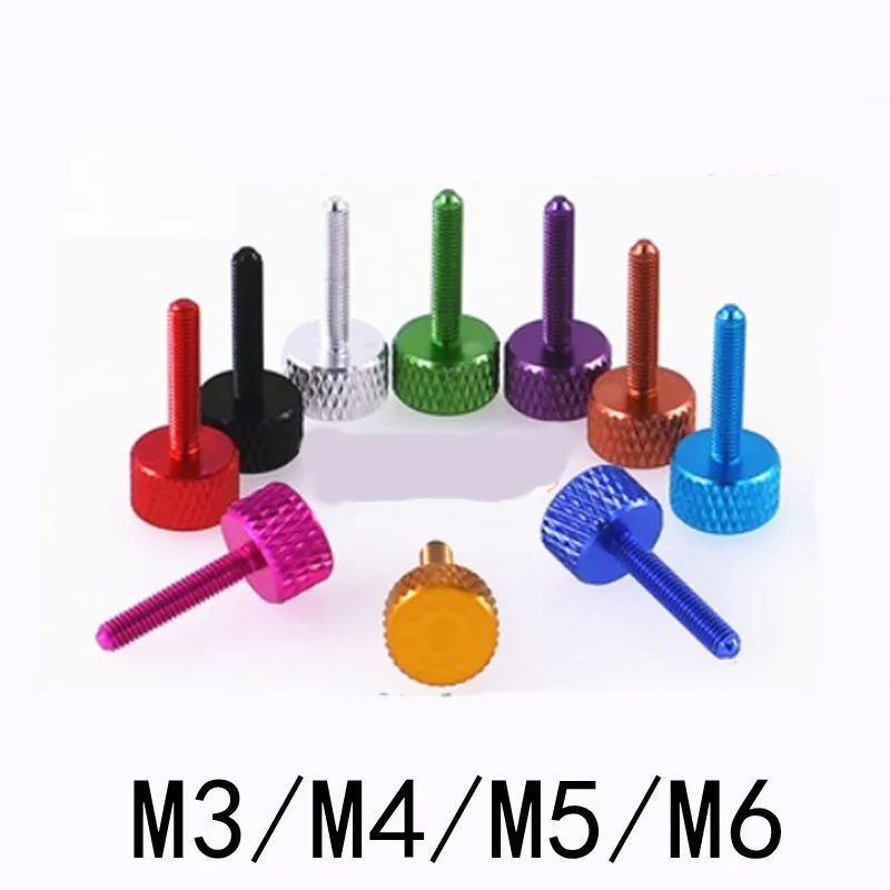5pcs-lot-M3-M4-M5-M6-6-8-10-12-16-20-anodized-colourful-Knurled ...