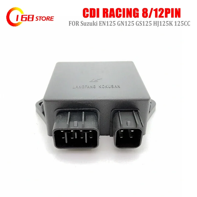 Motorcycle 8 pin 12 pin CDI Box Ignition Trigger For EN125 GN125 GS125 ...