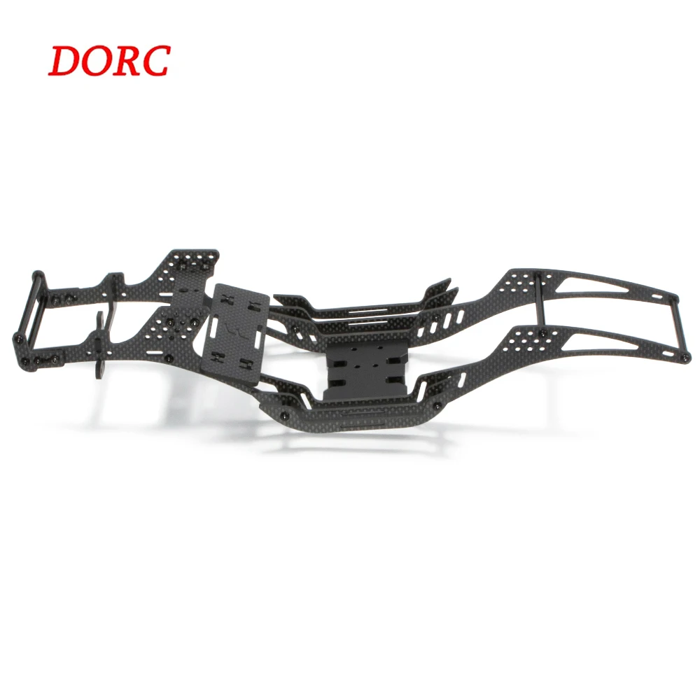 Carbon-Fiber-LCG-Chassis-Kit-Cheater-Rigs-Frame-Servo-on-Rail-Mount ...