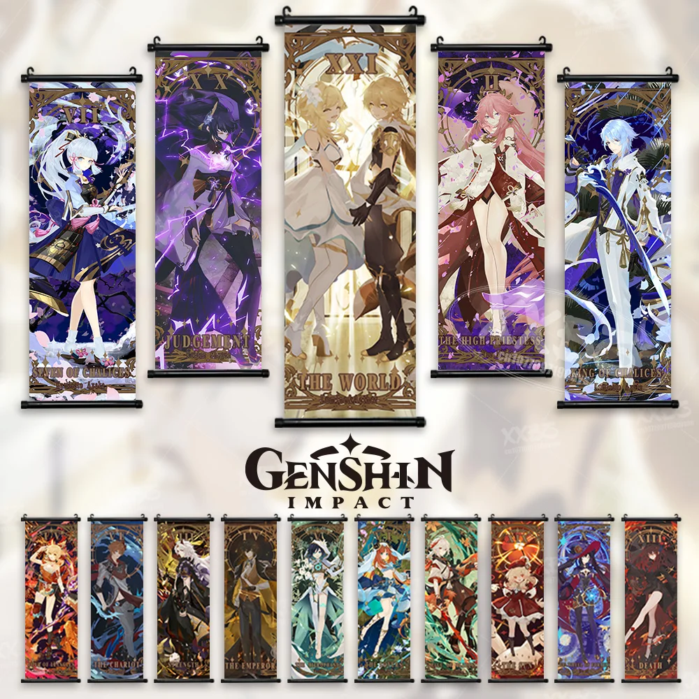 Genshin-Impact-Posters-Kamizato-Ayaka-Home-Decor-Klee-Decorative ...