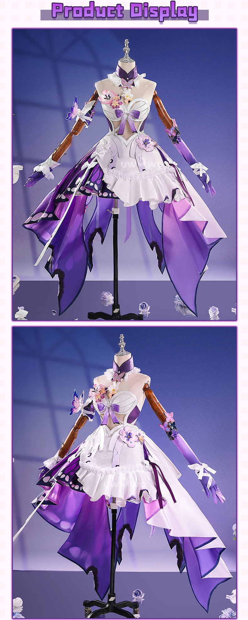 Game Honkai: Star Rail Castorice Cosplay Kostüm XS-2XL Halloween Kostüm ...