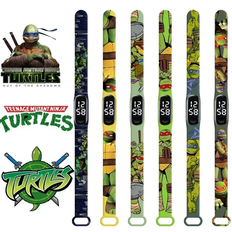 Ninja-Turtles-TMNT-Children-Watches-for-Boys-Electronic-Bracelet-Sports ...