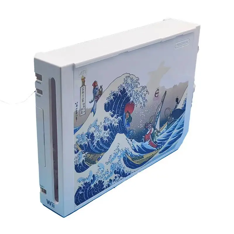 Full-Shell-Case-Housing-For-WII-Console-Cover-Replacement-Transparent ...