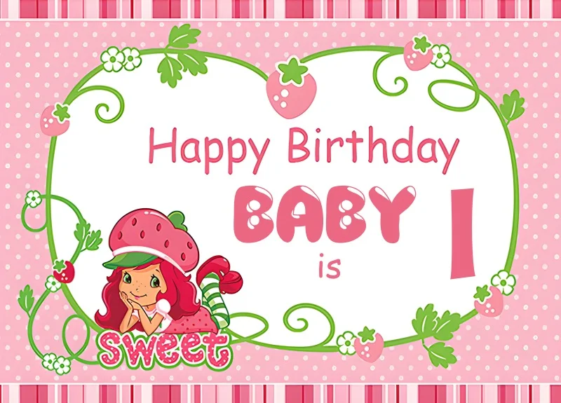 Baby Strawberry Shortcake Background