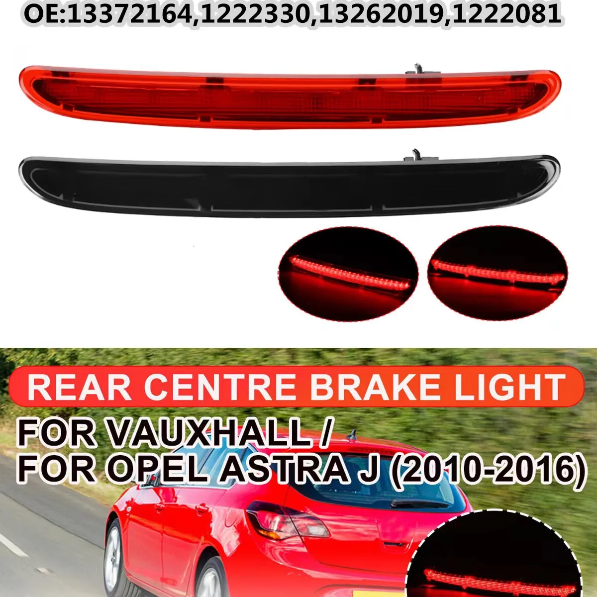 LED-High-Mount-Additional-Brake-Light-Rear-Stop-Lamp-For-Opel-For ...