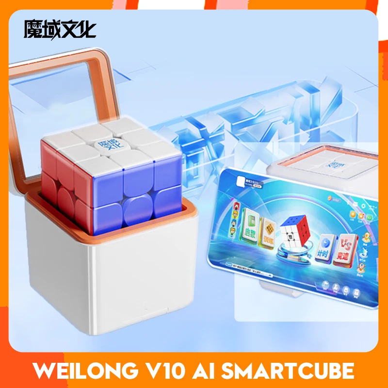 CubeFun-Cubo-inteligente-MOYU-Weilong-V10-AI-UV-3X3-giroscopio-M-Cubo ...