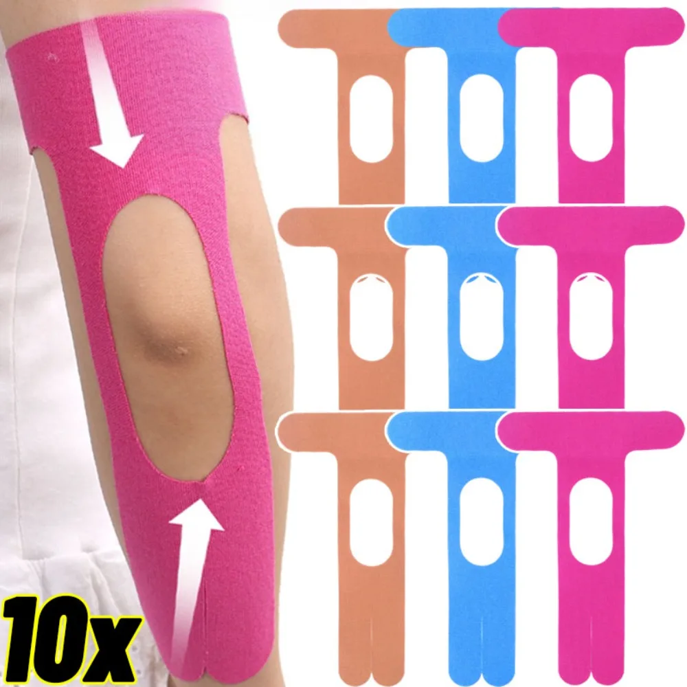 10/1PCS Precut Elbow Tape Discomfort Relieve Elastic Elbow Kinesiology ...