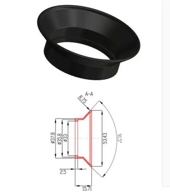 Thermal Imaging Night Vision Scope Rubber Eye Cup Replacement Monocular ...