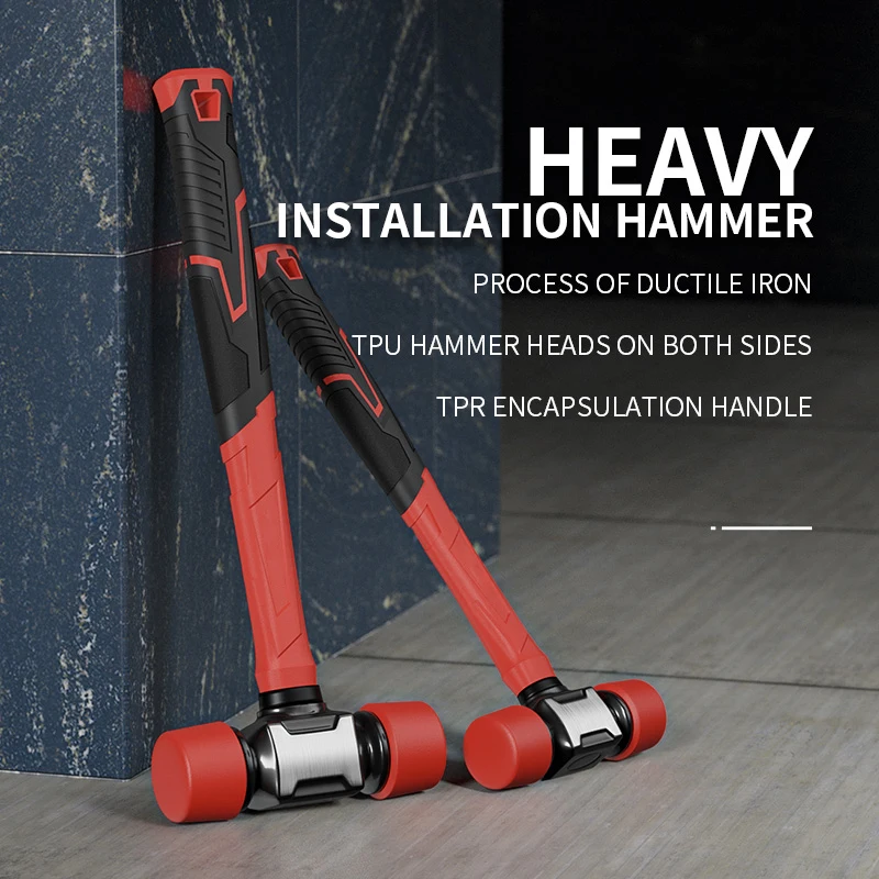 Rubber-Hammer-Rubber-Hammer-Paste-Floor-Tile-Installation-Hammer-Solid ...