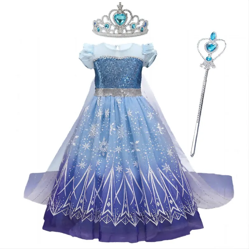 Girls Dress Princess Costume for Kids Halloween Carnival Party Fancy ...
