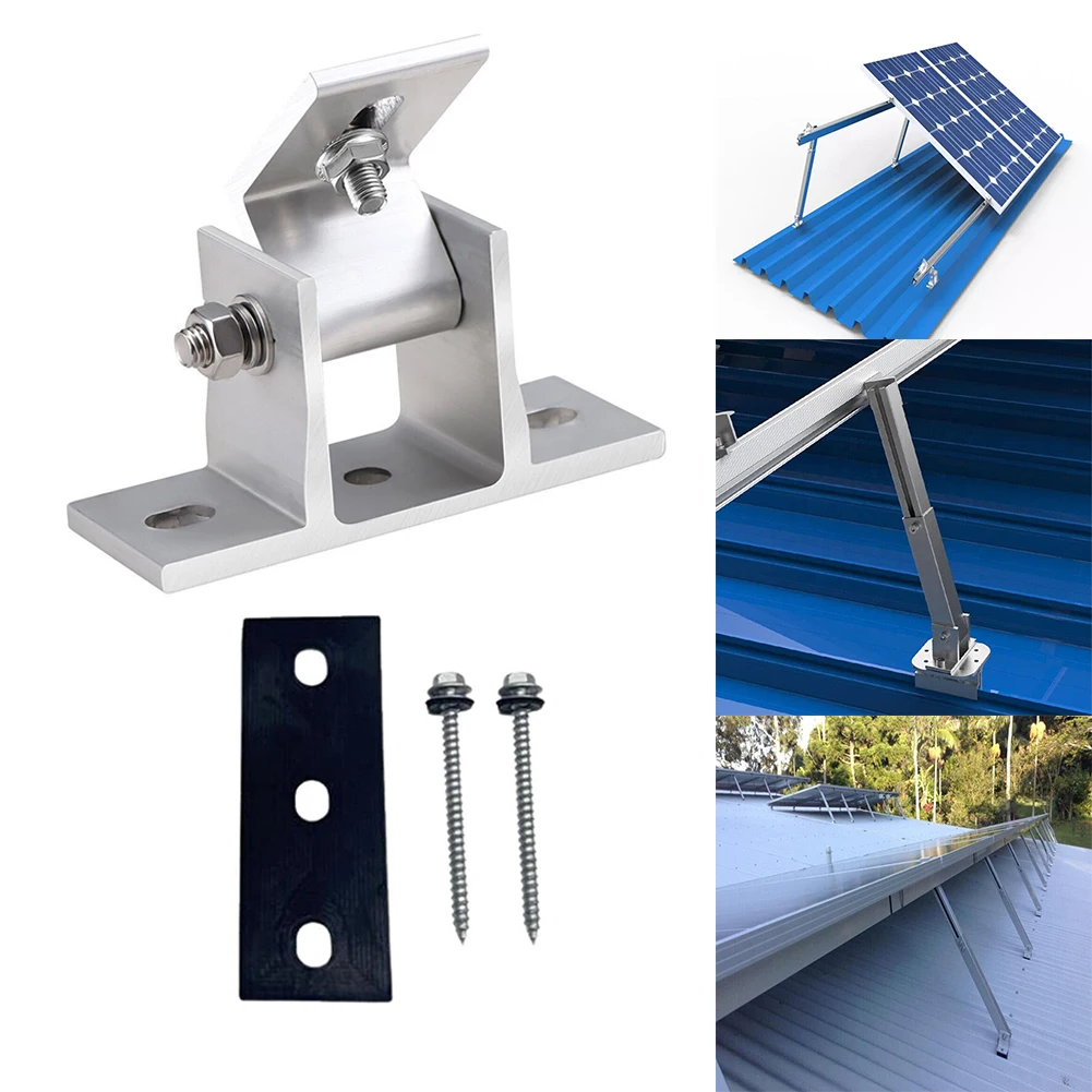 Adjustable Solar Panel Mounting Bracket Clamp Photovoltaic End Clamp ...