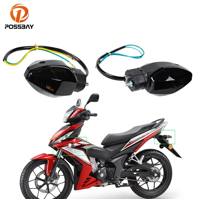 Motocicleta-Turn-Signals-Luzes-indicadores-Pisca-Pisca-Honda-WAVE-ALPHA ...