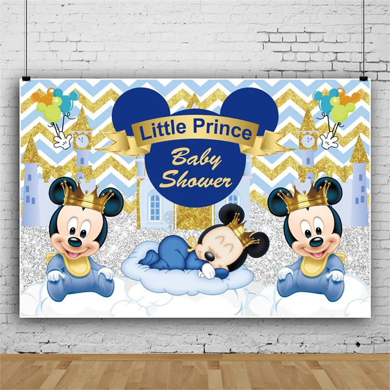 Baby Mickey Mouse Background For Christening
