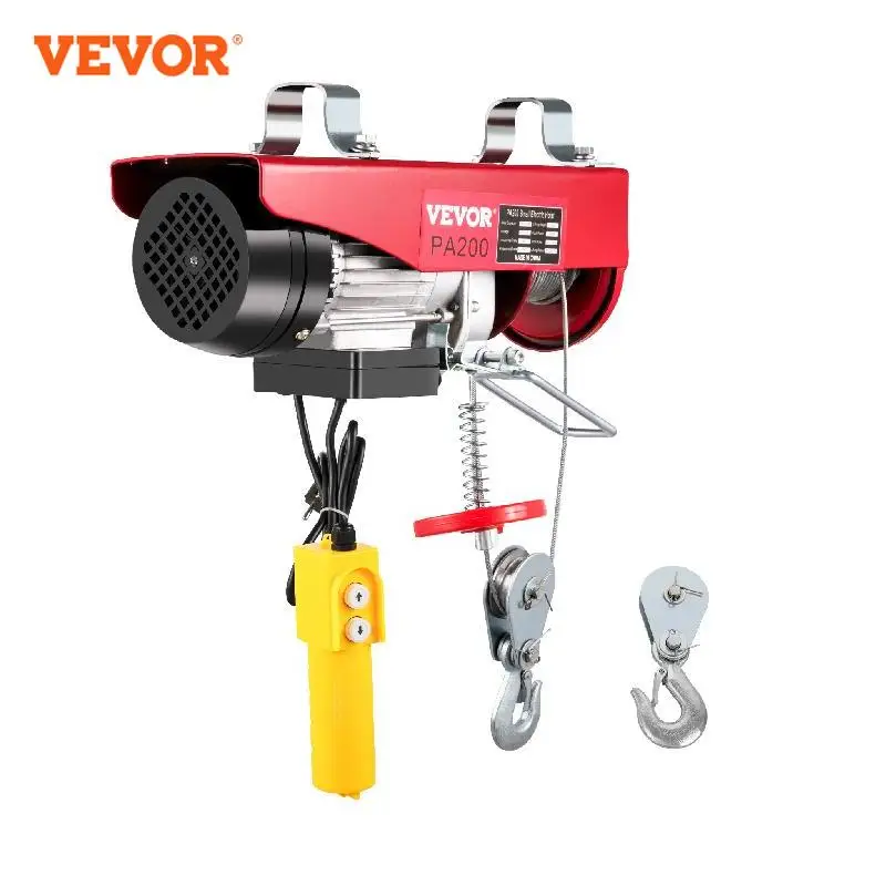 Vevor 200-1200Kg Elektrische Takel Lifting Crane Kabel Hoist Lier Voor ...