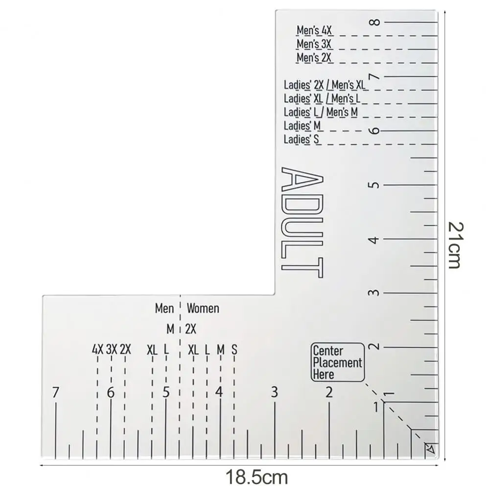 Free Printable Embroidery Placement Ruler Online USA | www.pinnaxis.com