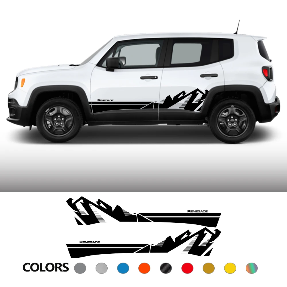 Pegatinas-laterales-de-coche-para-Jeep-Renegade-Limited-Sport-Latitude ...