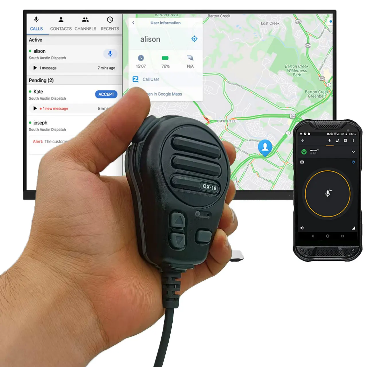 Radio-bidireccional-Micr-fono-USB-Windows-Dispatch-POC-para-Euro-Truck ...