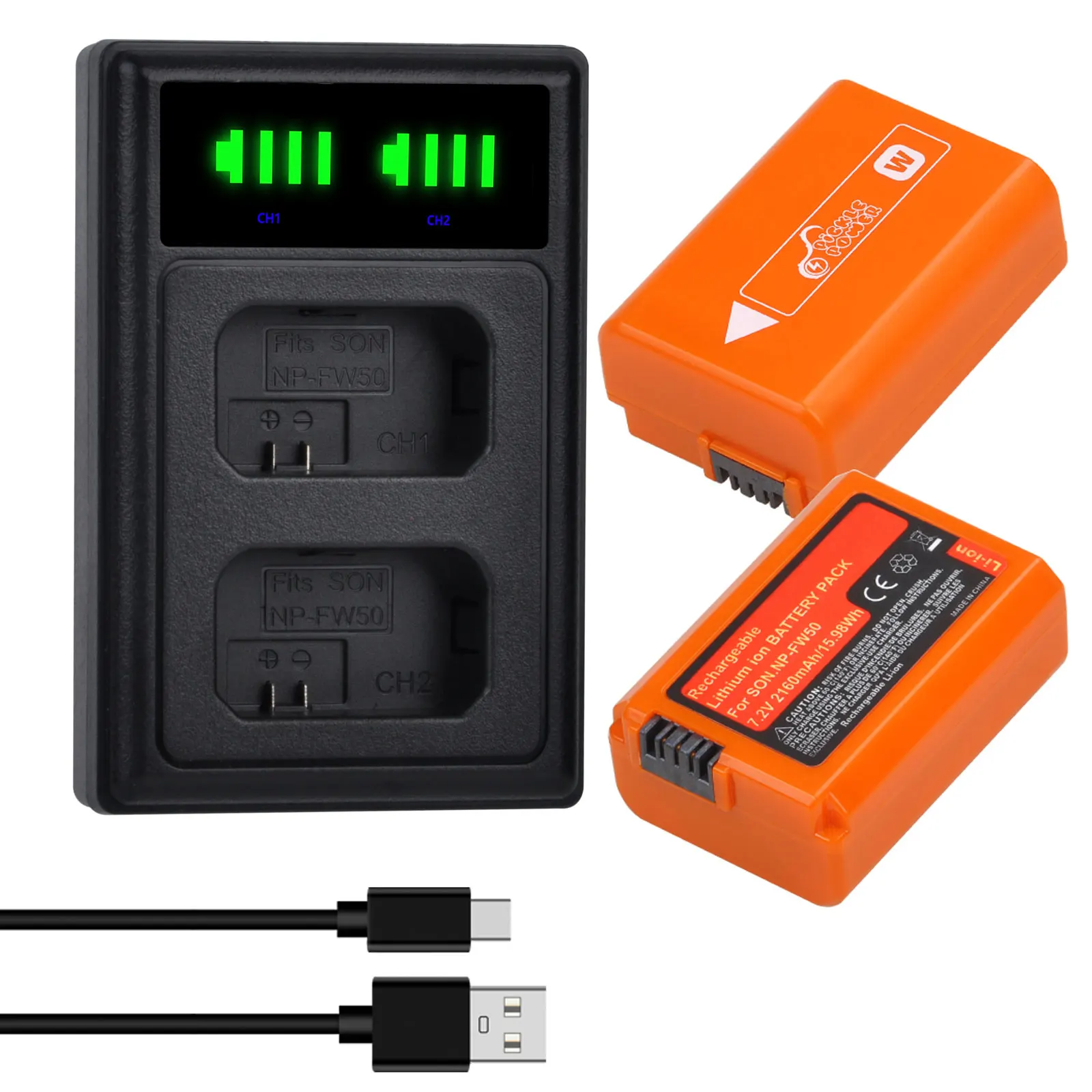 NP FW50แบตเตอรี่สำหรับ Sony ZV E10 ZVE10 Alpha A6500 A6300 A6000 A5000 ...