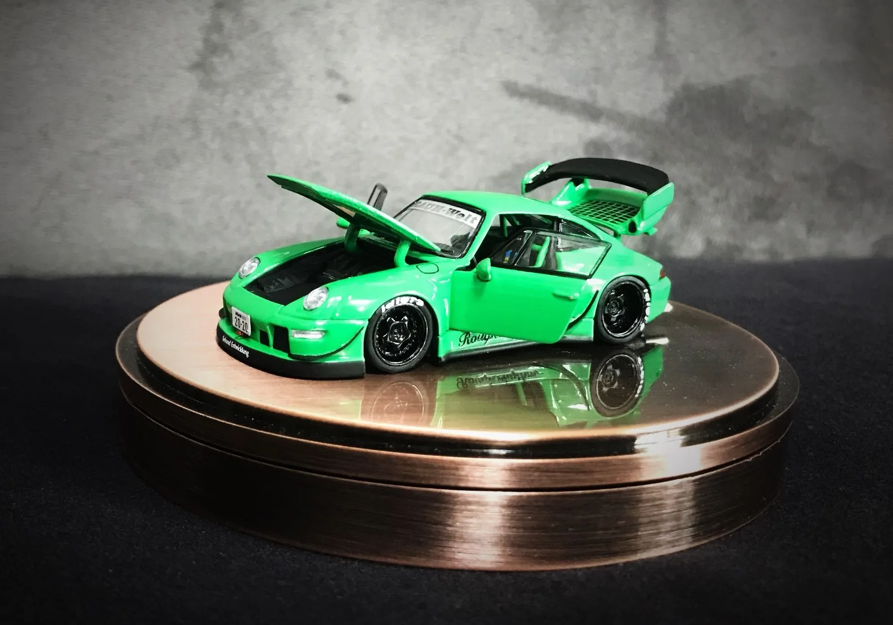 PGM-1-64-RWB-993-Pure-Green-Color-Diecast-Fully-Opened-Stocks-In-2023 ...