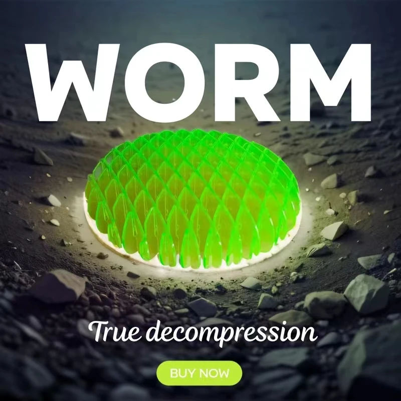 Design-Worm-Big-Fidget-Toy-3D-Printing-Decompression-Elastic-Net-Net ...