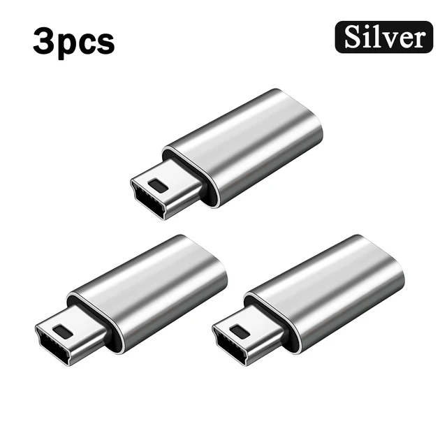 Mini USB To Type C Adapter Male Mini USB To Female USB C Data Transfer ...