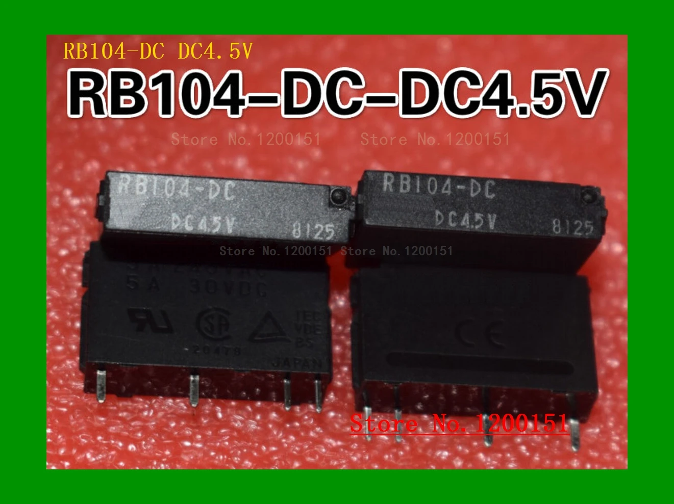 RB104-DC DC4.5V RB104-DE DC24V relay DIP-4 - AliExpress 502